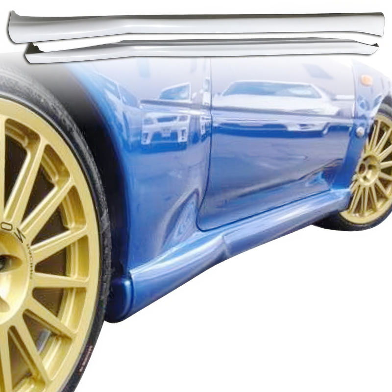 FRP LS WRC 22B Wide Body Side Skirts > Subaru Impreza (GC8) 93-01 > 2dr ...